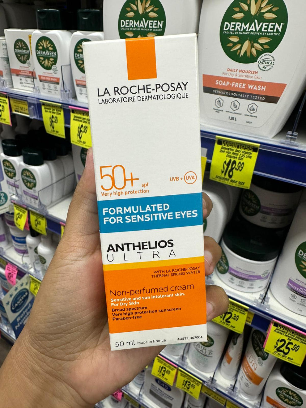 La Roche-Posay Anthelios ULTRA SPF50+ Face Sunscreen 50ml for Dry Skin ...